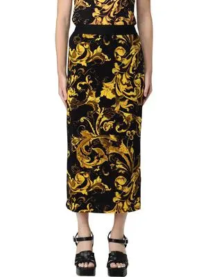 Versace Printed Skirt - Black