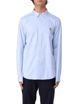 Paul Smith Shirt Men Gnawed Blue