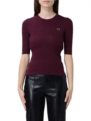 TWINSET Ribbed Knit Top - Violet