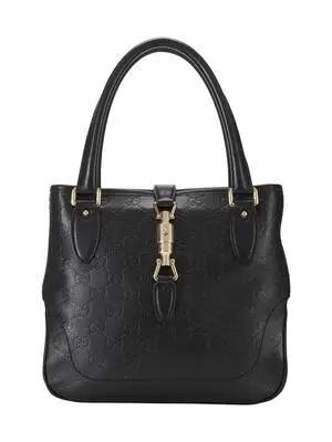 Gucci Ssima Jackie Tote - Black