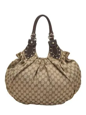 Gucci Original Gg Canvas Pelham Hobo - Brown