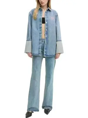 Moschino High-waisted Flared Jeans - Blue