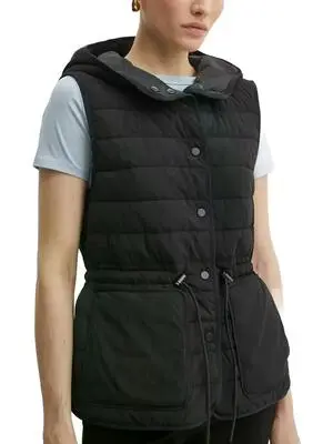BOSS Quilted Hooded Vest - Black