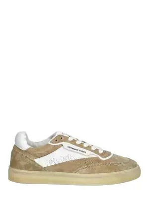 SUMMERY COPENHAGEN Lace-up Suede Sneakers - Neutrals
