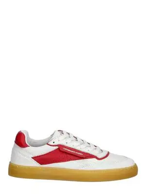 SUMMERY COPENHAGEN Leather Panelled Sneakers - White