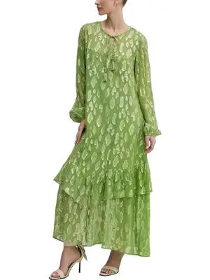 NEVER FULLY DRESSED Harmony Maxi Dress - Green