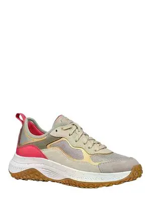 Geox Mesh-panelled Chunky Sneakers - Neutrals
