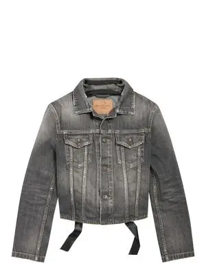 Balenciaga Lace-up Jacket - Grey
