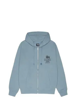 StÜssy Cali Grown Zip Hoodie - Blue