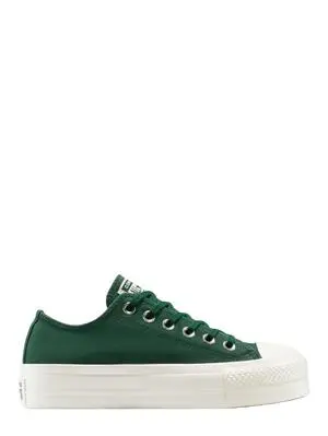 CONVERSE Chuck Taylor All Star Lift Platform Low Top Sneakers - Green