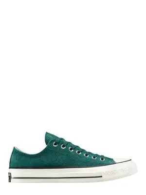 CONVERSE Chuck 70 Low Textured Suede Sneakers - Teal