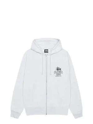 StÜssy Cali Grown Zip Hoodie - Grey