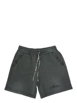 Amiri Bleach Bandana Short - Black