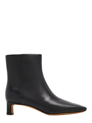 Vince Harlan Leather Ankle Boots - Black