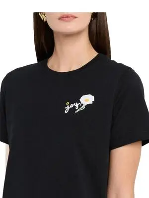 Marc Jacobs Joy Daisy Baby Tee - Black