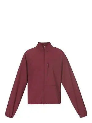Sweaty Betty Training Funnel-neck Stretch-woven Jacket - Garnet Red