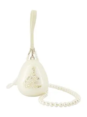 Simone Rocha Micro Egg Crossbody - White
