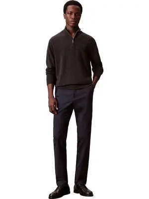 Calvin Klein Cotton Sateen Slim Chino Pants - Dark Sapphire