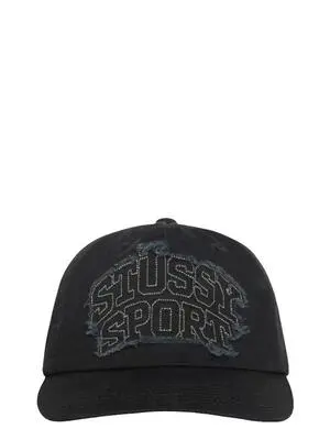 StÜssy Middepth Sport Patch Snapback - Shadow Black