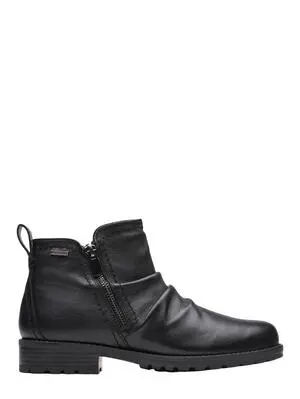CLARKS Aspra Walk Waterproof Leather Ankle Boots