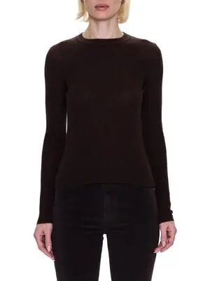 PISTOLA Juno Rib Merino Wool-blend Top - Mocha