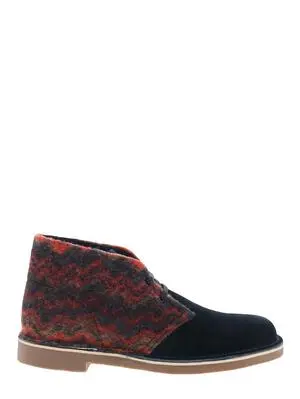 Clarks Bushacre 3 Suede Ankle Boots - Black