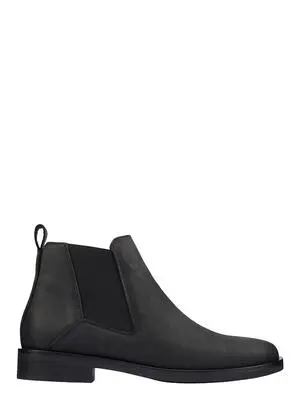 Clarks Memi Top Leather Shoes - Black