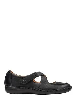 CLARKS Un Loop Strap Leather Shoes