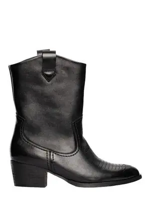 Clarks Octavia Up Leather Boots - Black
