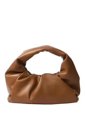 BOB ORÉ BLUE COLLECTION Marshmallow Croissant Handbag Caramel