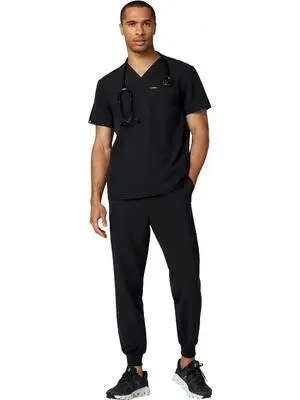 JAANUU Osmo 8-pocket Classic Scrub Jogger Black