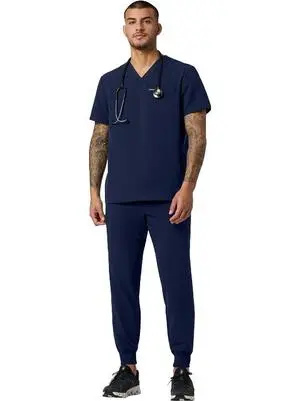 JAANUU Osmo 8-pocket Classic Scrub Jogger Midnight Navy