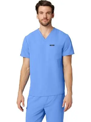 JAANUU Holmes Classic V-neck Scrub Top - Carbon Gray