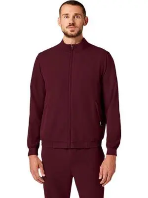 JAANUU JAANUU Wolfe Classic Scrub Jacket Burgundy
