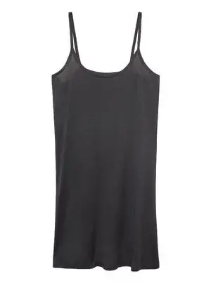 Mango Micromodal Nightgown - Charcoal