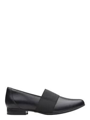 Clarks Leather Loafers - Black