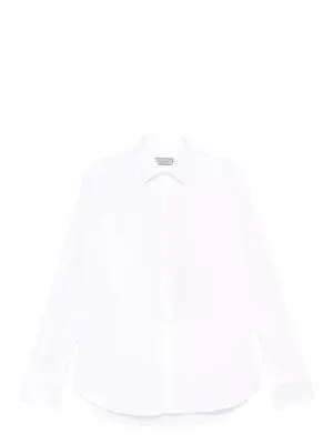 Canali Double-cuff Cotton Shirt - White