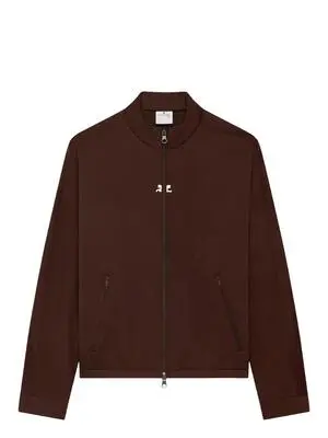 COURREGES Zip-up Track Jacket - Brown