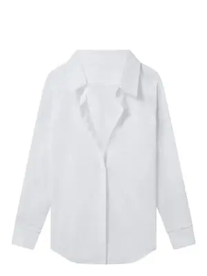 Stella McCartney Open V-neck Collared Shirt - Pure White