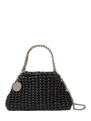 Stella McCartney Falabella Popcorn Drawstring Crossbody Bag - Black