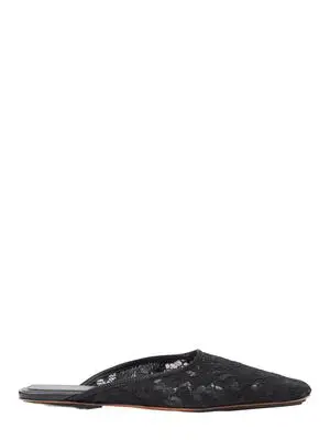 Stella McCartney Square-toe Lace Mules - Black