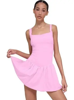 Alo Yoga Break Point Tennis Dress - Candy Heart Pink