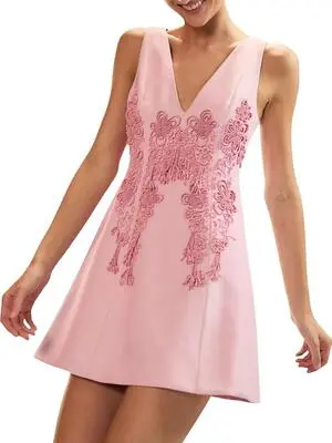 Cynthia Rowley Paloma Mini Dress - Pink
