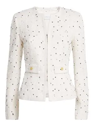 Giambattista Valli Cotton-blend Polka-dot Jacket - Ivory