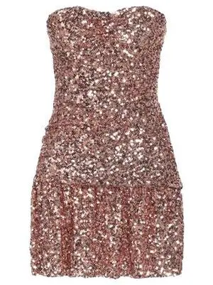 GAËLLE PARIS Sequined Mini Dress - Pink