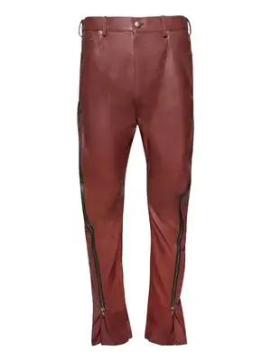 Rick Owens Bolan Banana Rosewood Trousers - Red