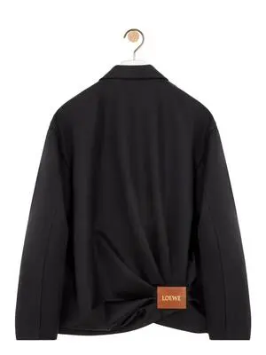 Loewe Draped Jacket - Black