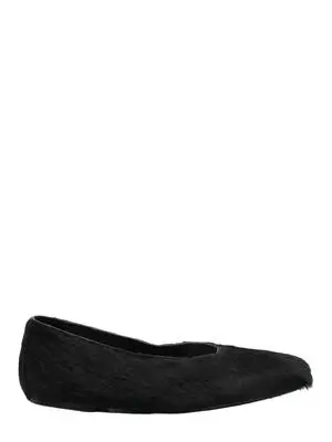 Rick Owens Leather Ballet Flats - Black