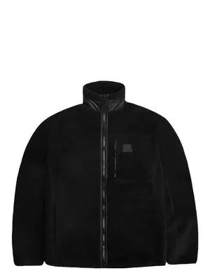 Rains Fleece Panelled Jacket - Black