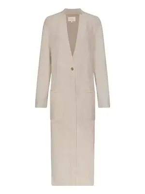 Loulou De Saison Buttoned Patch-pocket Coat - Neutrals
